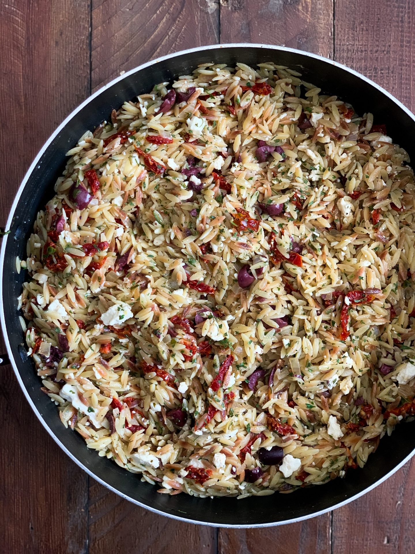 Mediterranean Orzo - The Slimmer Kitchen Mediterranean Orzo