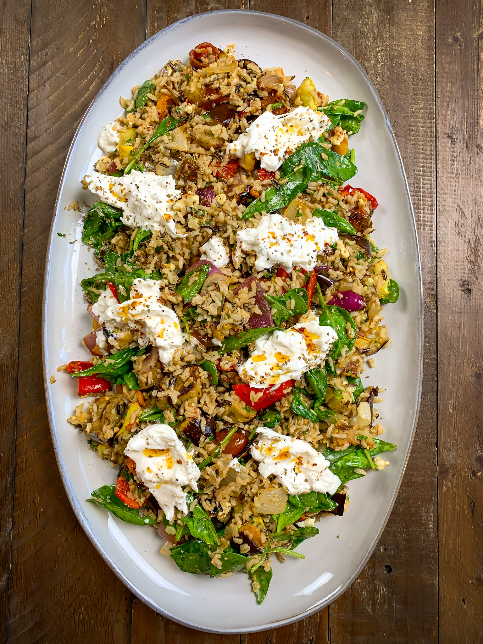 Roasted Vegetable and Rice Salad - The Slimmer Kitchen