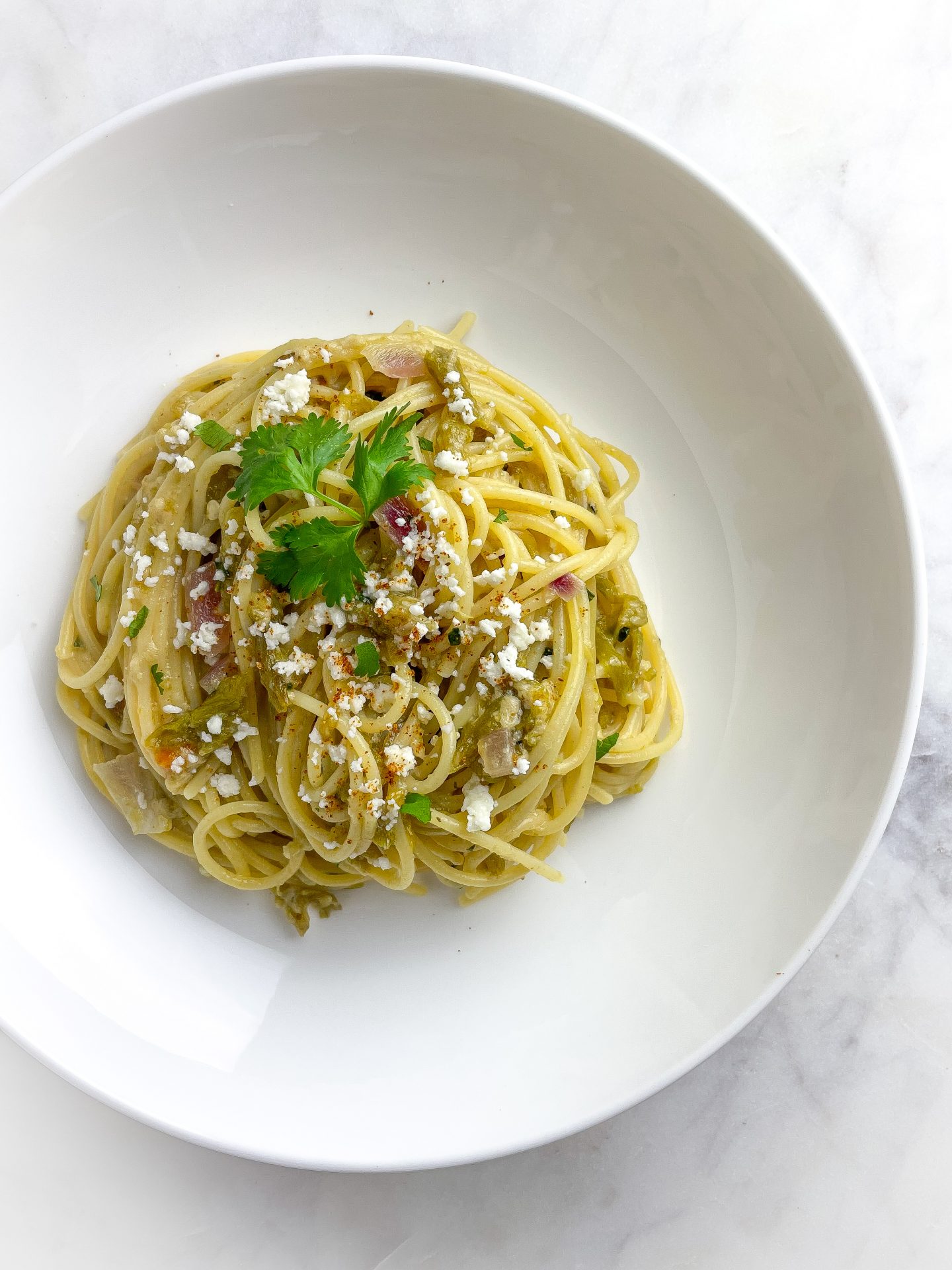 Hatch Chile Pasta - The Slimmer Kitchen