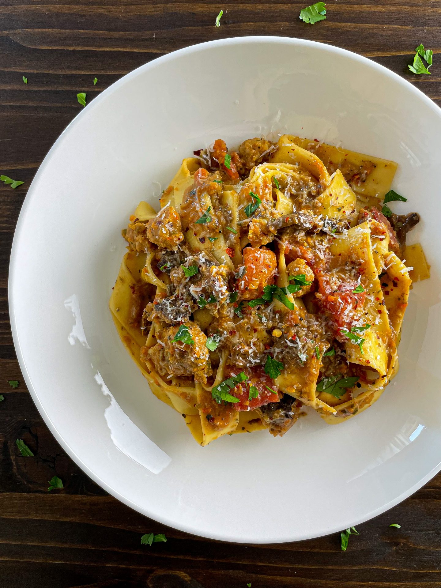 Pasta Alla Boscaiola - The Slimmer Kitchen